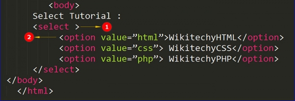 تگ select در HTML خاصیت outofocus صفت multiple در سند html5